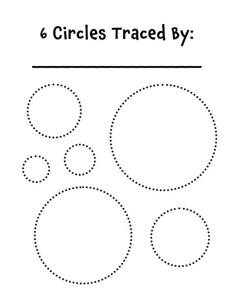 Free Circle Worksheets For Preschool Easy Printable Shape Activities