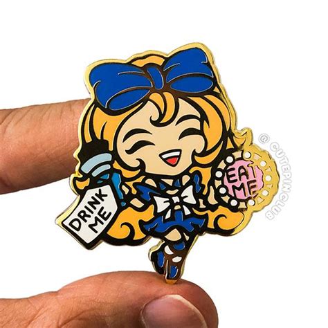 My Alice In Wonderland Hard Enamel Pin ~ R Enamelpins