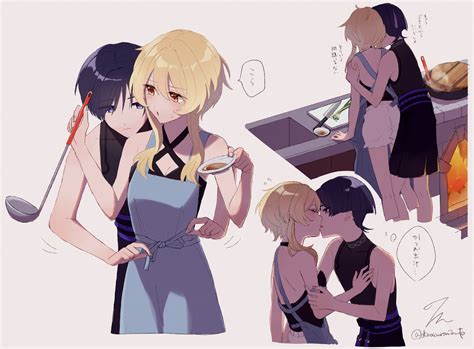 Lumine Genshin Impact Scaramouche Genshin Impact Wanderer