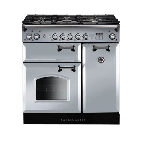 Rangemaster Infusion Classic 90cm Dual Fuel Range Cooker Royal Pearl