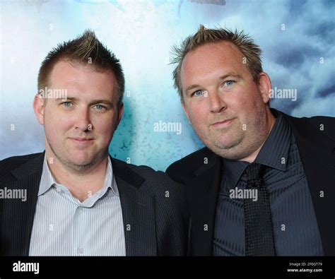 Colin Strause And Greg Strause 9 November 2010 Los Angeles Ca Skyline World Premiere Held At