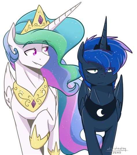 Celestia And Luna Rule 63 By Lrusu On Deviantart Celestia And Luna