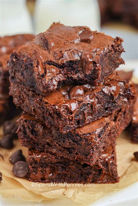 Homemade Brownies Spend With Pennies