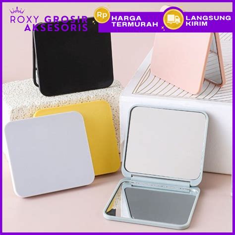 Jual Kaca Mini 2 Sisi Lipat Cermin Lipat 2 Sisi Kaca Kecil Makeup