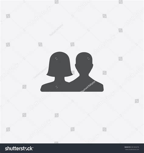 Man Woman Sex Icon Vector Stock Vector Royalty Free 381004276 Shutterstock