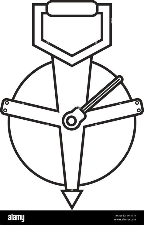 Roll Meter Icon Vector Illustration Template Design Stock Vector Image