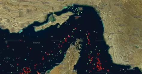 Tracking Traffic Through The Strait Of Hormuz Cbs News
