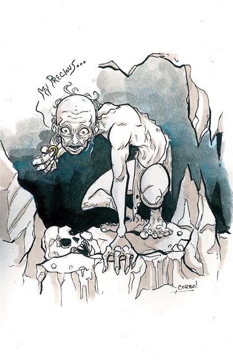 Sketch 28 Of 31 Gollum From Lotr Album On Imgur