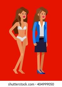 Dressedundressed Stock Illustrations Images And Vectors Shutterstock