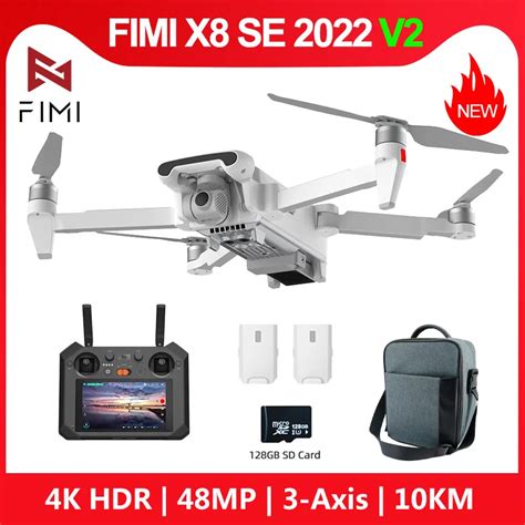 Fimi X8 Se 2022 V2 Version With Tx10 Control Rc Drone 10km Fpv 3 Axis
