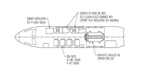 Epishuttle Installation Medical Configuration Pal Aerospace