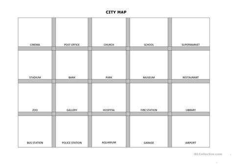 Blank City Map Template City Map Cover Page Template Word Cover