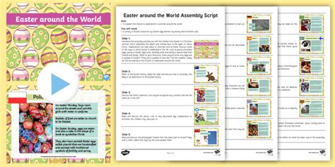 Easter Around The World Ks1 Assembly Pack Teacher Made