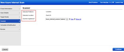 azure internal scan