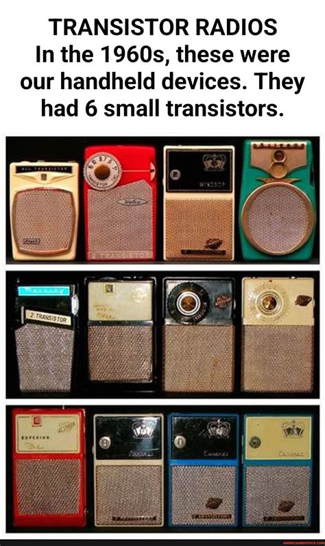 Transistor Radios Of The 1960s At Heather Gonzales Blog