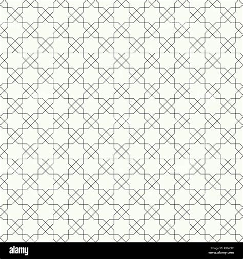 Vector Seamless Pattern Abstract Linear Textured Background Modern Geometric Texture With