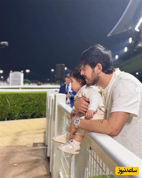 تتوی مینیمال و خاص سردار آزمون با طرح زیبا و عاشقانه چه مرد خانواده دوستی😍عکس