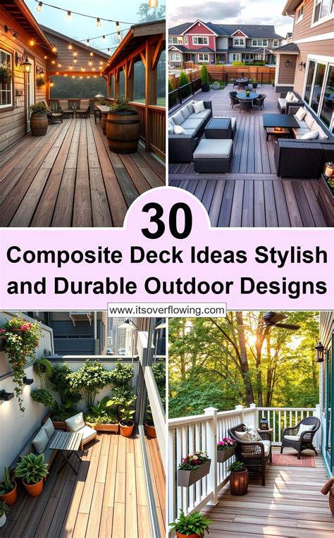 30 Composite Deck Ideas Stylish And Durable Outdoor Designs