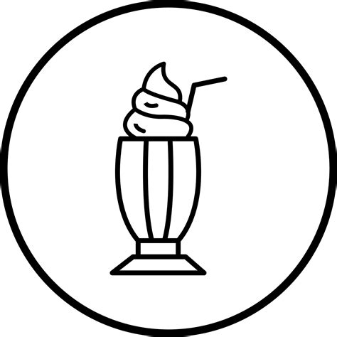 Vector Design Milkshake Vector Icon Style 22115998 Vector Art At Vecteezy