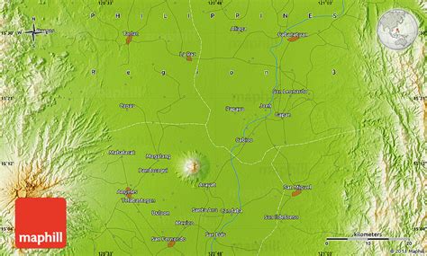 Physical Map Of Mabalacat