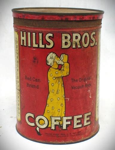 Vintage Old Hills Brothers Coffee Tin Can Ebay