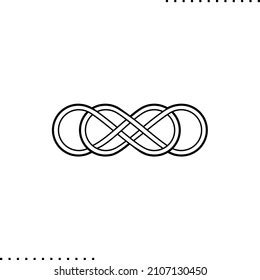 Double Infinity Symbol Clip Art