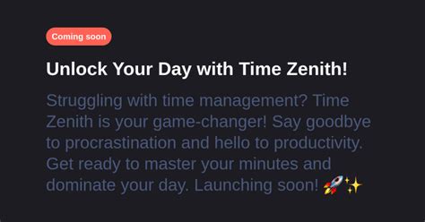Time Zenith Your Best Friend In Time Management Sahil Khan Posted On The Topic Linkedin