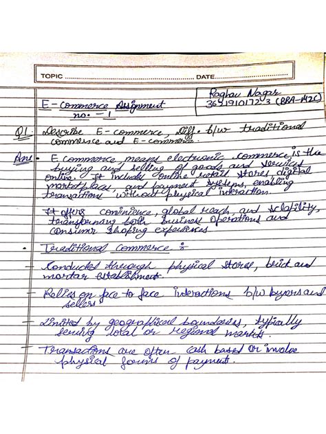 Raghavs E Commerce Assignment 1 Pdf