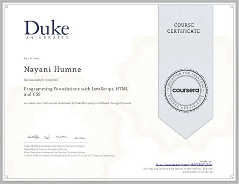 Completed Programming Foundations With Javascript Nayani Humne Posted On The Topic Linkedin