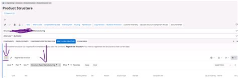 display all structure types functionality in ifs cloud ifs community