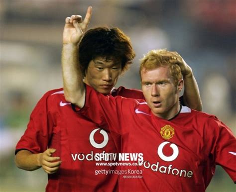 박지성 훈련장에서 악몽 같았다맨 마킹에 감탄한 폴 스콜스