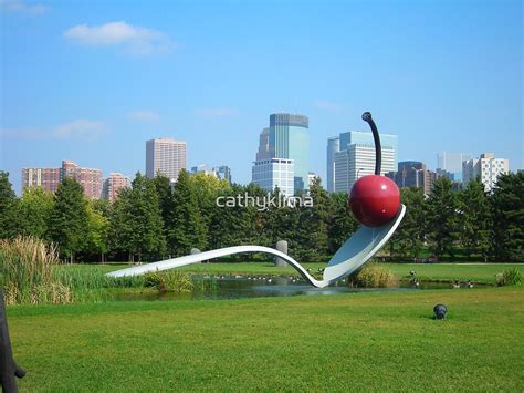 Spoon Bridge And Cherry Minneapolis By Cathyklima Redbubble