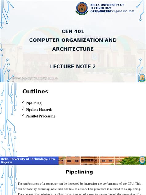 Computer Architecture Note 2 Pdf Parallel Computing Central Processing Unit