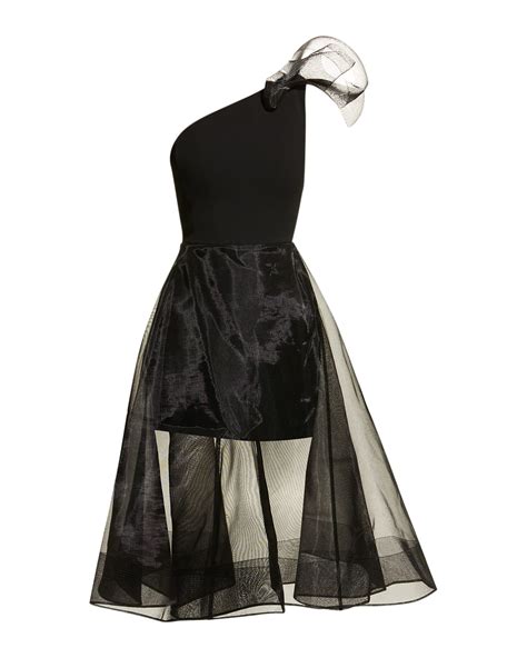 Sheer Cocktail Dress Neiman Marcus