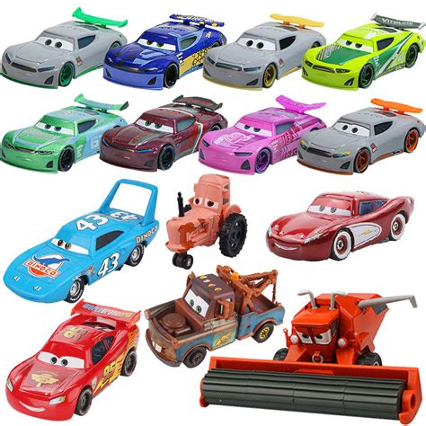 New Disney Pixar Toy Car 2 3 Lightning Mcqueen Jackson Storm 1 55 Die