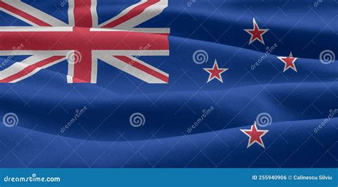 New Zealand Flag Design 3 Stock Illustration Illustration Of Curve