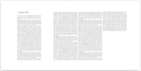 columns context introduce columnsets around chapters tex latex