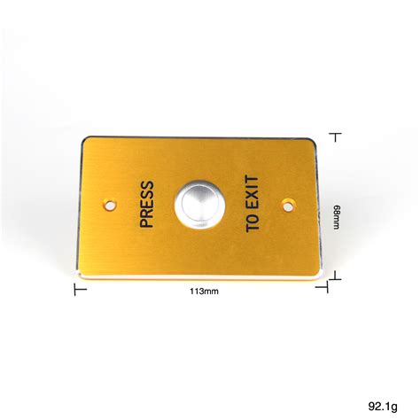 New Style Access Control Exit Button ES NONC Elock Security