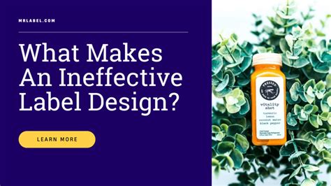 What Makes An Ineffective Label Design
