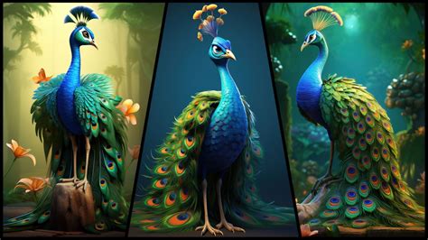 Artstation 340 Cartoon Peacock Characters 4k Reference Image Pack Artworks