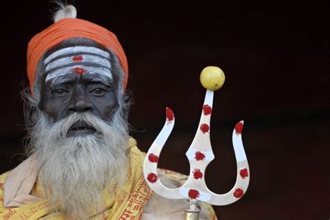 The Tilak Tilaka Sacred Symbol On Forehead Or Between Eyebrows