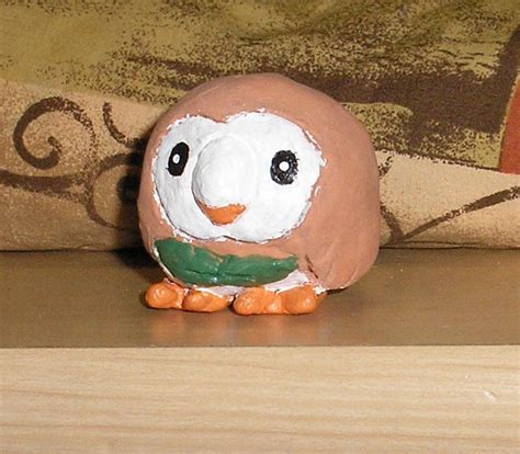 Rowlet Clay Figure By Sakurakaiba On Deviantart