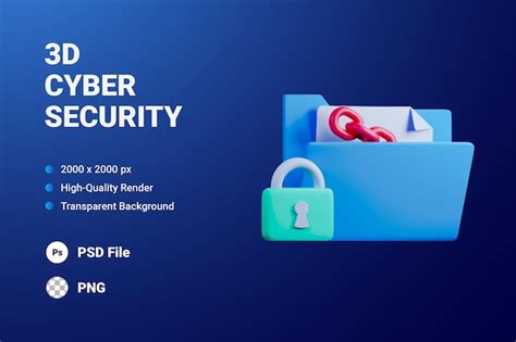 Premium Psd 3d Icon Illustration Ransomware Virus Hack