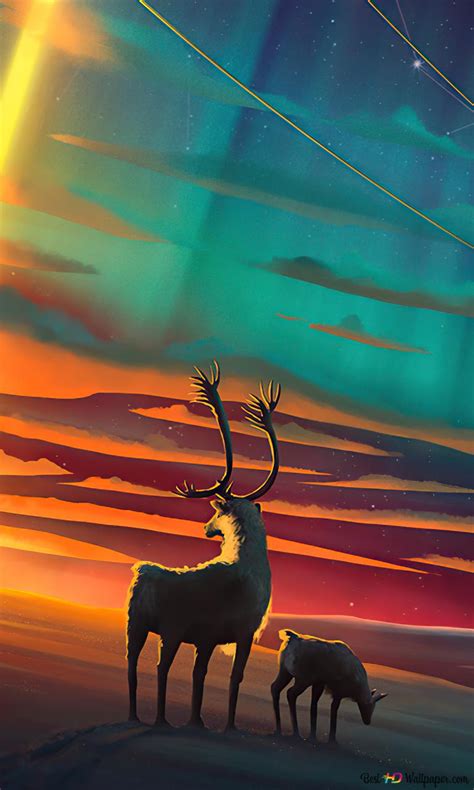 Raindeer 4k Wallpaper Download