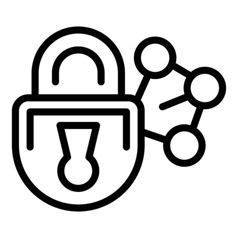 Lock Password Icon Outline Style 15900950 Vector Art At Vecteezy