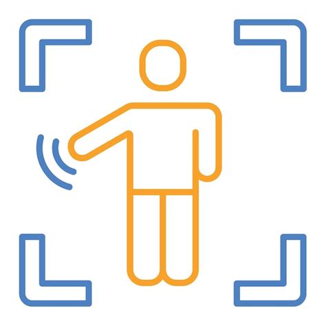 Premium Vector Motion Sensor Icon