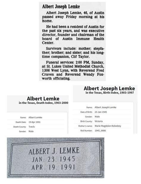 Apr 19 1991 Lemke Albert