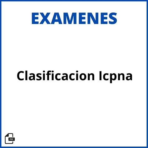 2025 Examen De Clasificacion Icpna