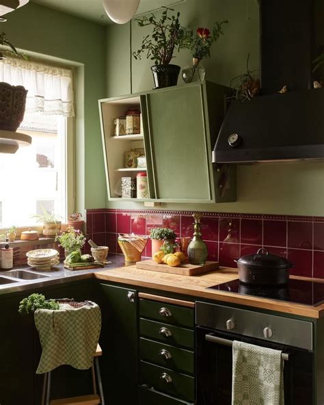 Red Kitchen Tile Ideas Vamp Up Your Kitchen Area