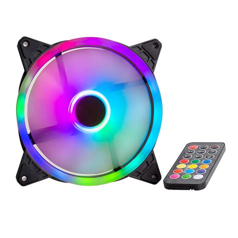 Wholesale Colorful RGB 6 Pin 14cm 140mm Computer PC Coolers Fan With LED CPU Fan And RGB